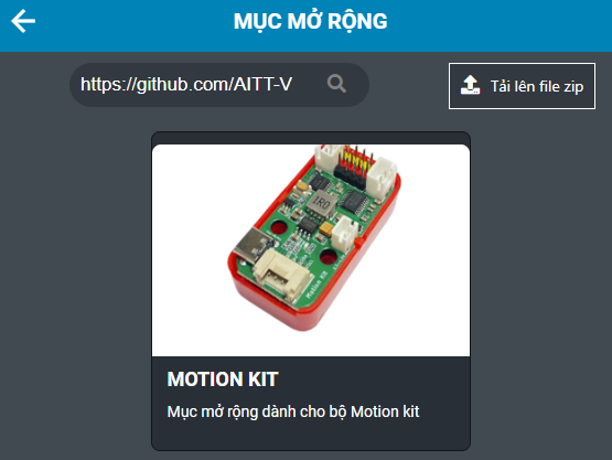 4. Mạch mở rộng Motion Kit — OhStem Education Wiki 2.0 documentation