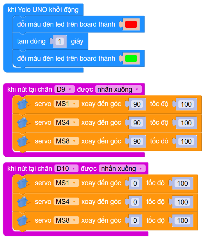 5. Module servo 8 kênh I2C — OhStem Education Wiki 2.0 documentation