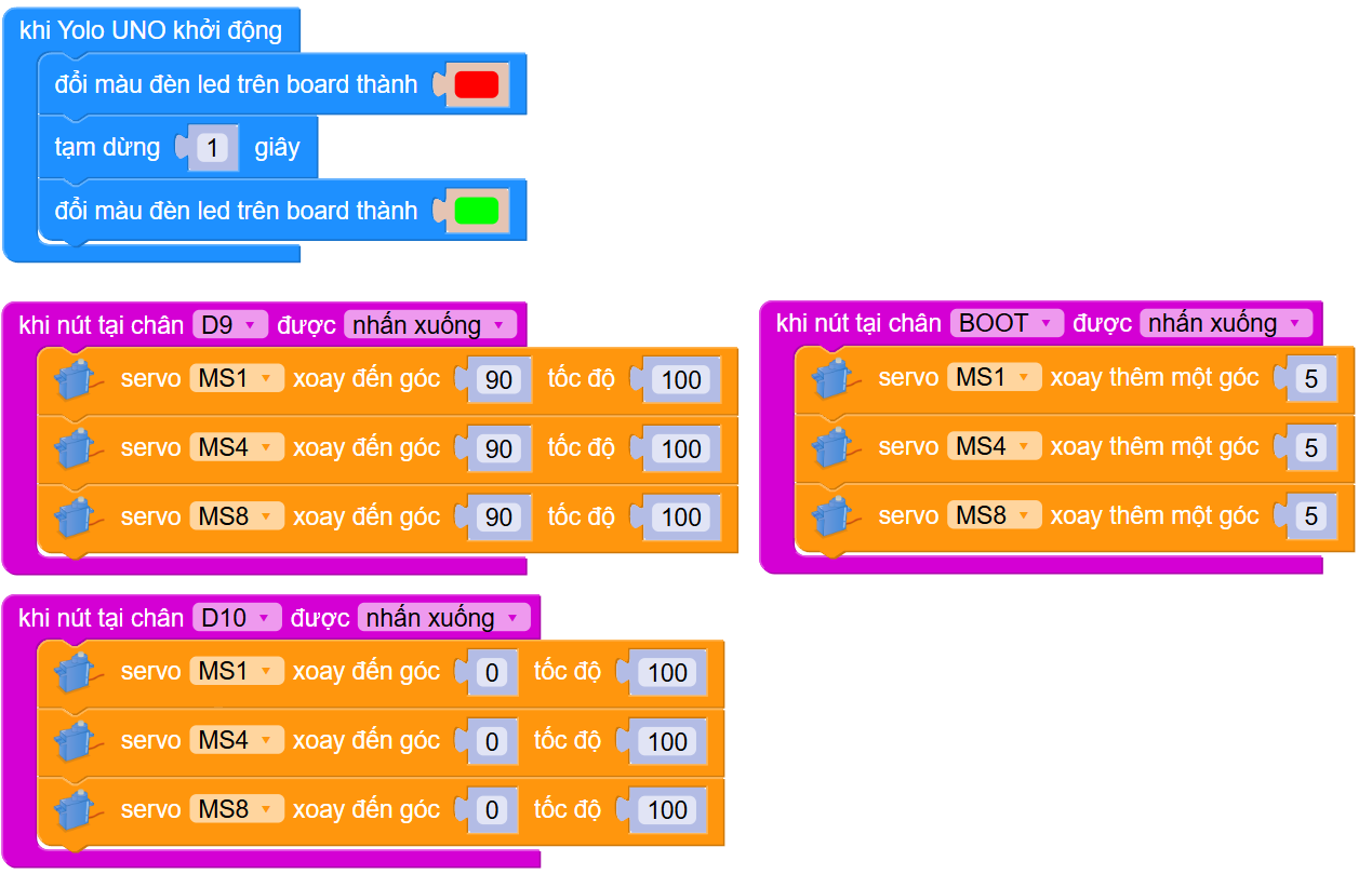 5. Module servo 8 kênh I2C — OhStem Education Wiki 2.0 documentation