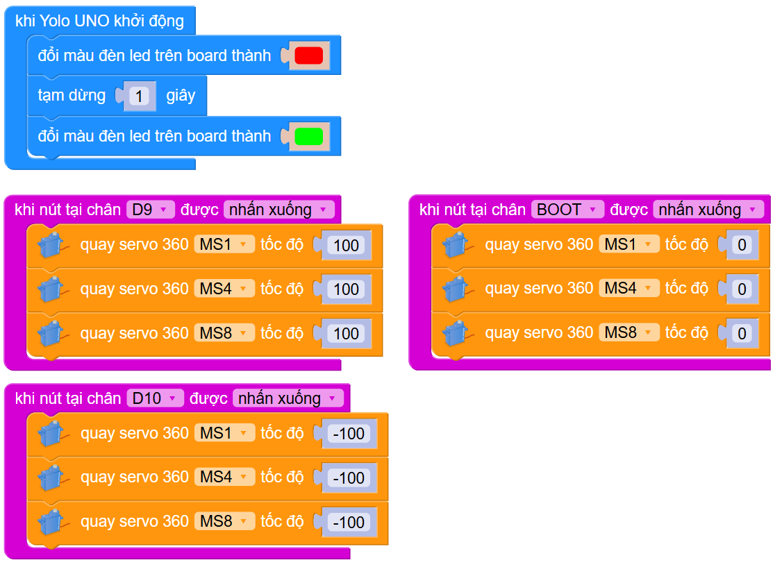 5. Module servo 8 kênh I2C — OhStem Education Wiki 2.0 documentation