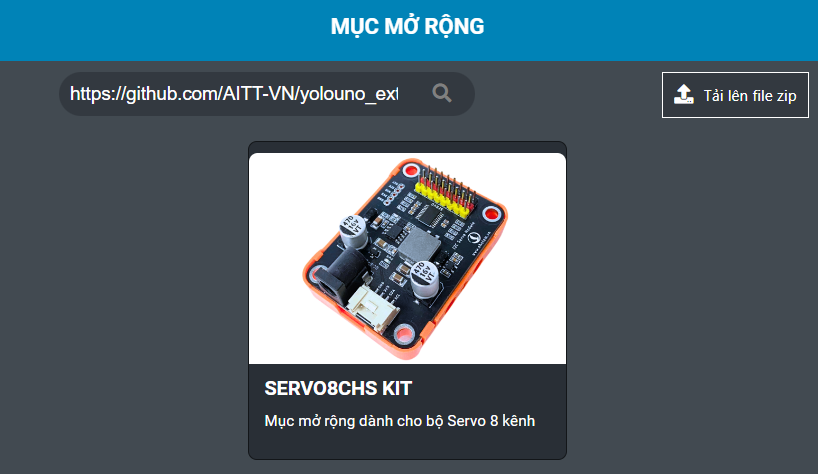 5. Module servo 8 kênh I2C — OhStem Education Wiki 2.0 documentation